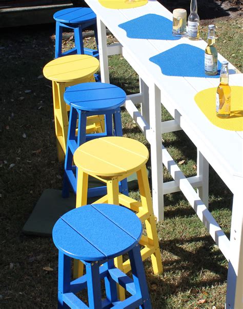 Backless Bar Stool Carolina Casual Outdoor Furniture