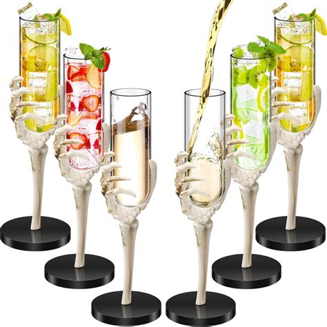 Rhff Halloween Skull Wine Glass Skeleton Ghost Hand Wine
