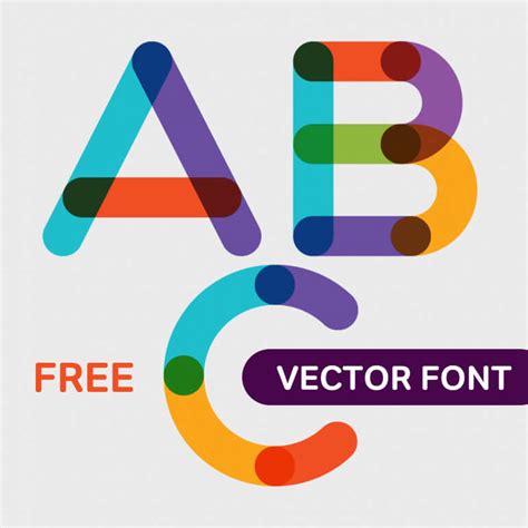 Multicolore Vector Font