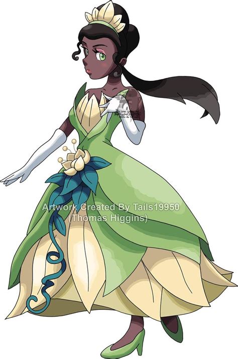 Princess Tiana As A Pokemon Trainer Disney Divas Pokemon Characters