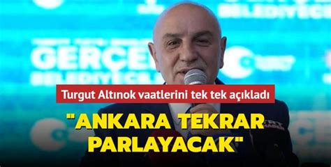 Cumhur İttifakı nın ABB Başkan adayı Altınok vaatlerini açıkladı