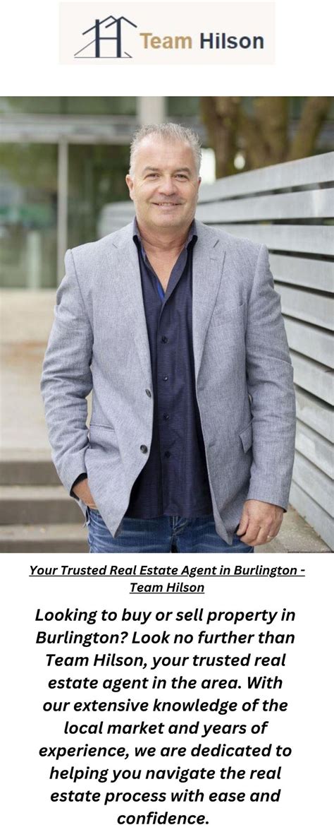 Your Trusted Real Estate Agent In Burlington Team Hilson