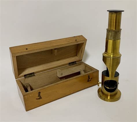 Antique Brass Student Microscope