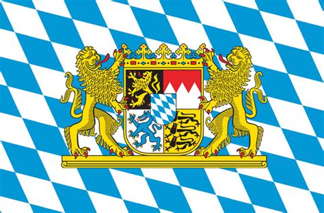 2x Auto Aufkleber Fahne Bundesland Bayern Flagge Ca 8 Cm Vinyl