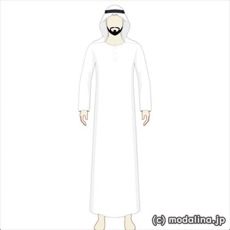 中東男性の伝統的衣装とは。意味や特徴をイラスト付きで説明