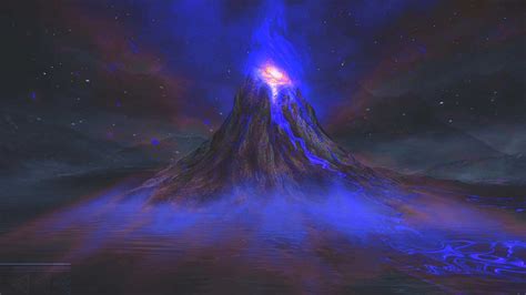 Blue Lava Volcano
