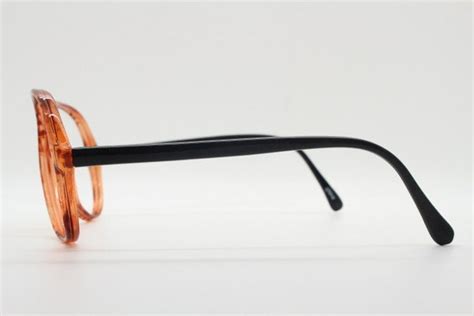 70s Vintage Acetate Square Aviator Eye Glasses Mottl Gem