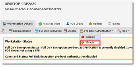 Kb7192 Enable Or Disable Full Disk Encryption Pre Boot Authentication In Eset Endpoint