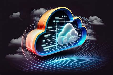 Premium AI Image Harness The Power Of The Electronic Cloud Generative AI