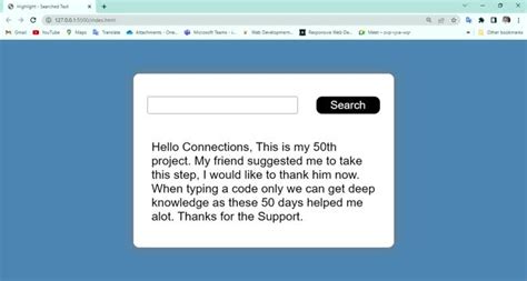 Mano Sakthivel On Linkedin 50days50project Html5 Css Javascriptdeveloper