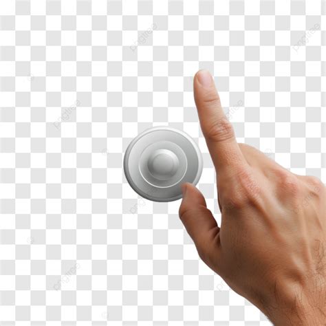 A Hand Pressing Button Hand Human Hand Finger On Button Png