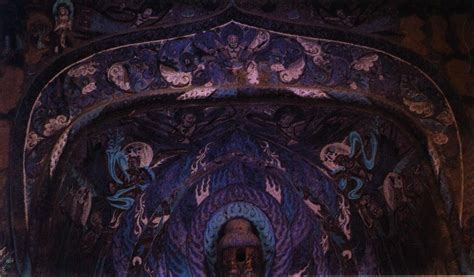【神游千年，大美敦煌】北魏 254窟【1】中心塔柱、阙形龛等窟内形制与边饰纹样【高清大图】 知乎