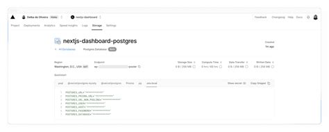 App Router：设置数据库 Nextjs 框架