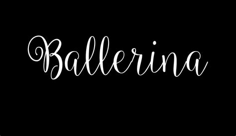 Ballerina Script Free Font