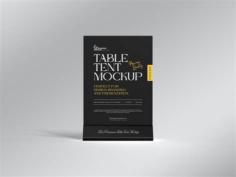 Free Table Tent Mockup — Free Mockup World