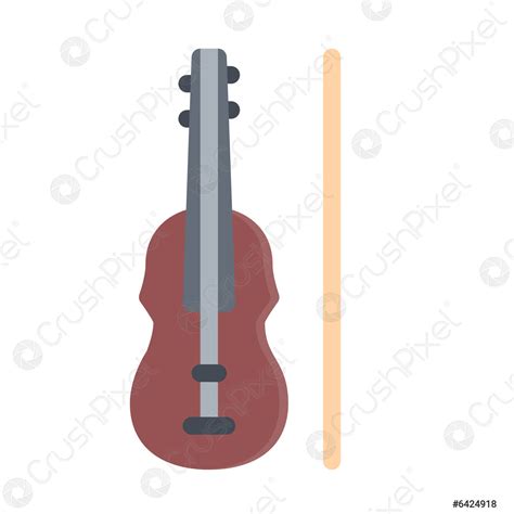 Design Vector Image Icons Violin Stock Vector 6424918 Crushpixel