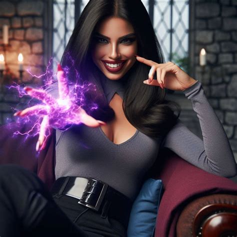 Latina Sorceress Is Amused By Her Spell By Adamdoe87 On Deviantart
