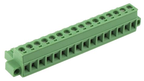 1778124 Phoenix Contact 5 08mm Pitch 16 Way Pluggable Terminal Block