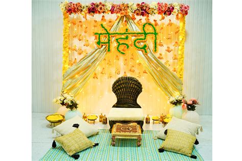 Adding Elegance And Style To Your Mehndi Celebration With Our Unique