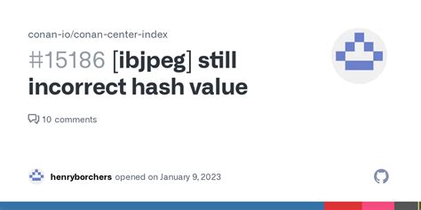 Ibjpeg Still Incorrect Hash Value · Issue 15186 · Conan Ioconan
