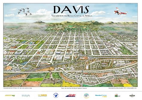 Davis California Map Davis Ca 2012 24000 Scale Map By United