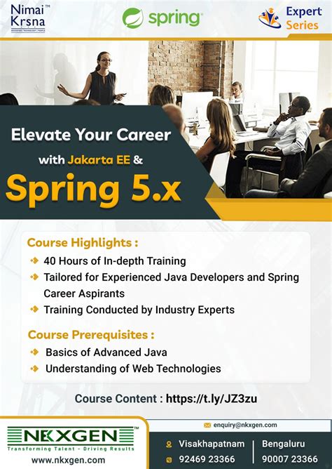 Nkxgen Paradigms Pvt Ltd On Linkedin Java Spring Springframework