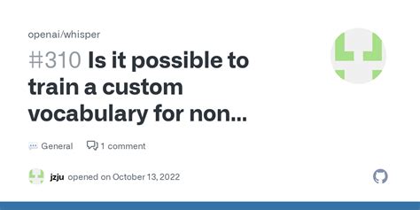 Is It Possible To Train A Custom Vocabulary For Non English