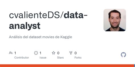 GitHub cvalienteDS data analyst Análisis del dataset movies de Kaggle