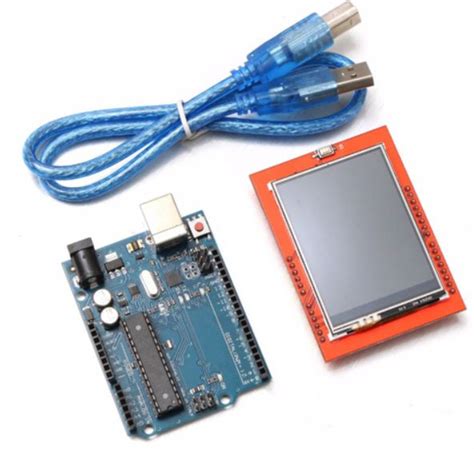 아두이노 키트 24인치 Tft Lcd 터치 스크린 Uno R3 At메가328p 모듈 키트 240x320 Lcd 화면 Lcd디스플레이 오픈소스 하드웨어 존