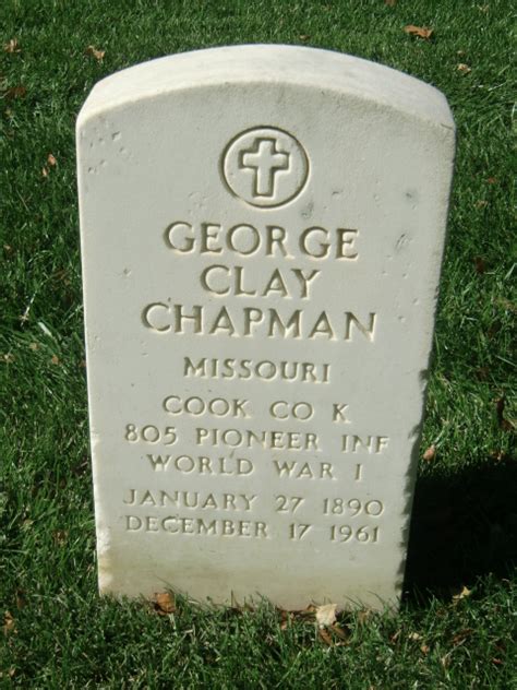 George Clay Chapman 1890 1961 Find A Grave Memorial