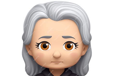 Premium Photo Grandma Emoji