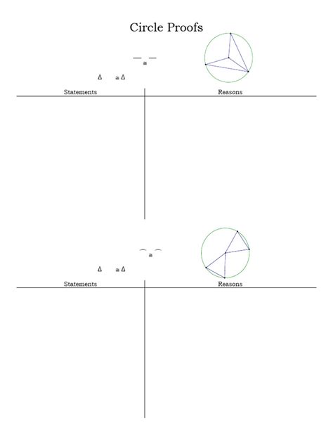 Circle Geometry Proofs And Theorems Pdf Circle Geometric Shapes