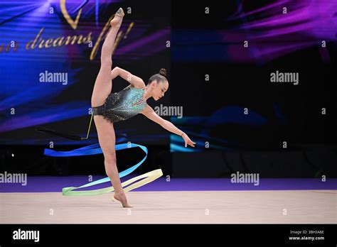 Tallin Estonia 07th June 2025 Nikolova Stiliana Bul Ribbon During