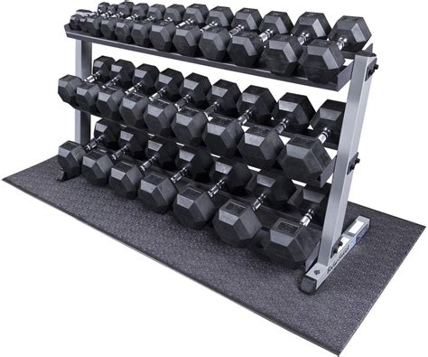 Heavy Duty Dumbbell Set With Rack 5 70 Lbs Pairs Dumbbell Set Rubber