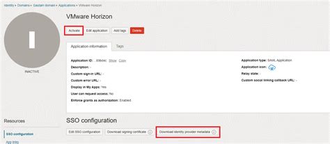 통합 액세스 게이트웨이 및 Oci Iam Id 도메인을 통해 Vmware Horizon에 대해 Saml 20 인증 사용
