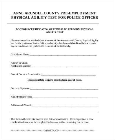 FREE 11+ Pre Employment Physical Form Samples, PDF, MS Word, Google Docs