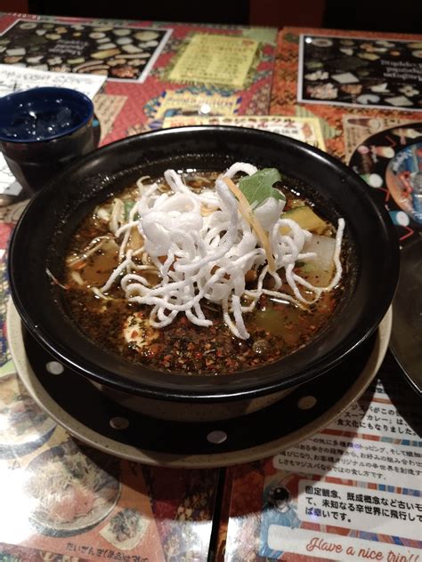 トラジャ on Twitter 映画を観に久々名古屋٩ ω و お昼は想吃担担麺で汁なし担々麺 夕食はマジックスパイスでチキンの虚空 辛いもの大好きナリ