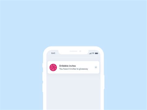 Dribbble Invite Ui Notification By Abdessalam Benharira On Dribbble