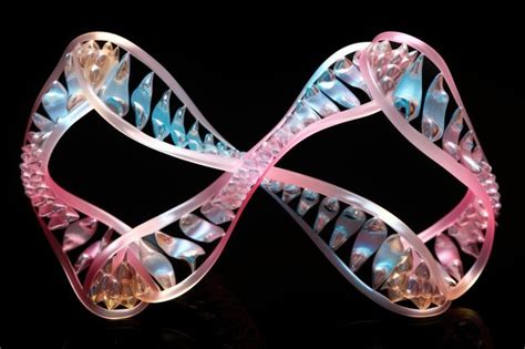 Premium Photo A Close Up Of A Dna