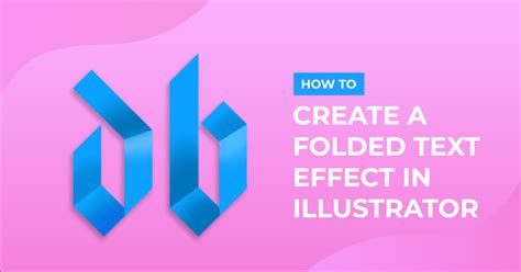 Folded Text Effect In Illustrator Design Bundles