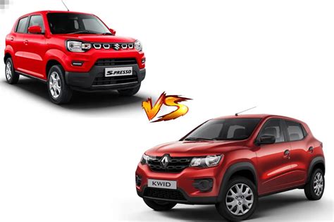 Maruti Suzuki S Presso Vs Renault Kwid Two Of The Most Affordable Cars