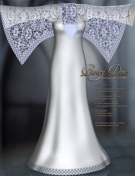 dynamic purity dress 3d figure assets lilflame