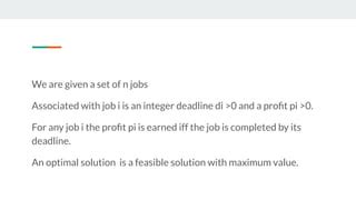 Job Sequencing Problem Pdf