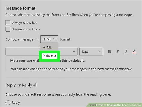 3 Easy Ways To Change The Font In Outlook WikiHow Life