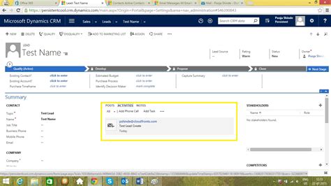 Riva Crm Integration Outlook Web App