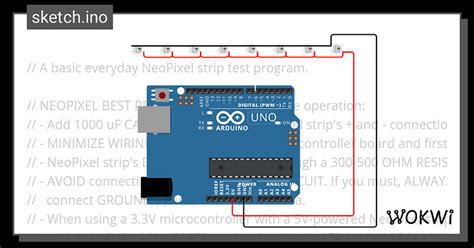Stuck Unable To Get An Uno R To Run A Neopixel Strand Uno R Wifi
