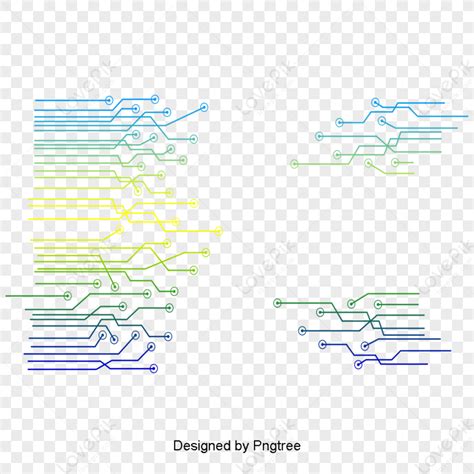 Aesthetic Abstract Flat Science And Technology Geometric Line Irregular