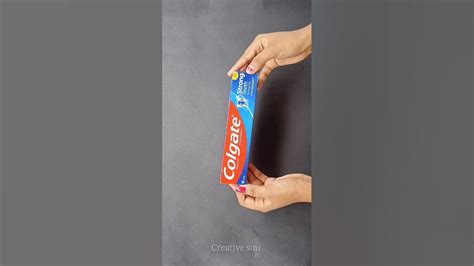 Creative Things With Colgate Box😲 Viral Shorts Colgate Reuse