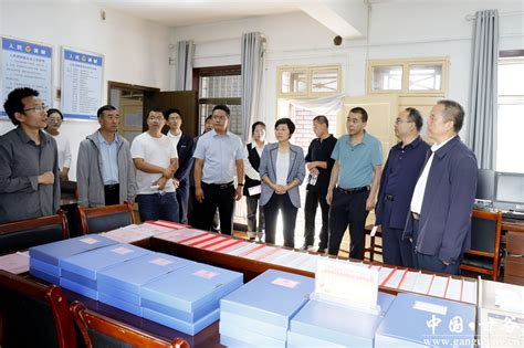 甘谷县政协专题调研全县平安乡村建设工作图 天水在线