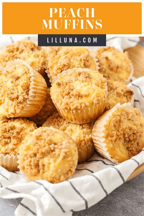 Easy Peach Muffins Lil Luna